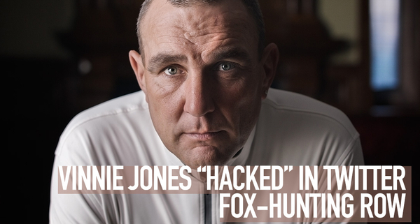Vinnie Jones snared in Twitter fox-hunting row