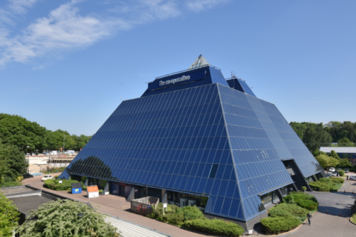 Stockport's Pyramid building seeks tenants, following costly refurb