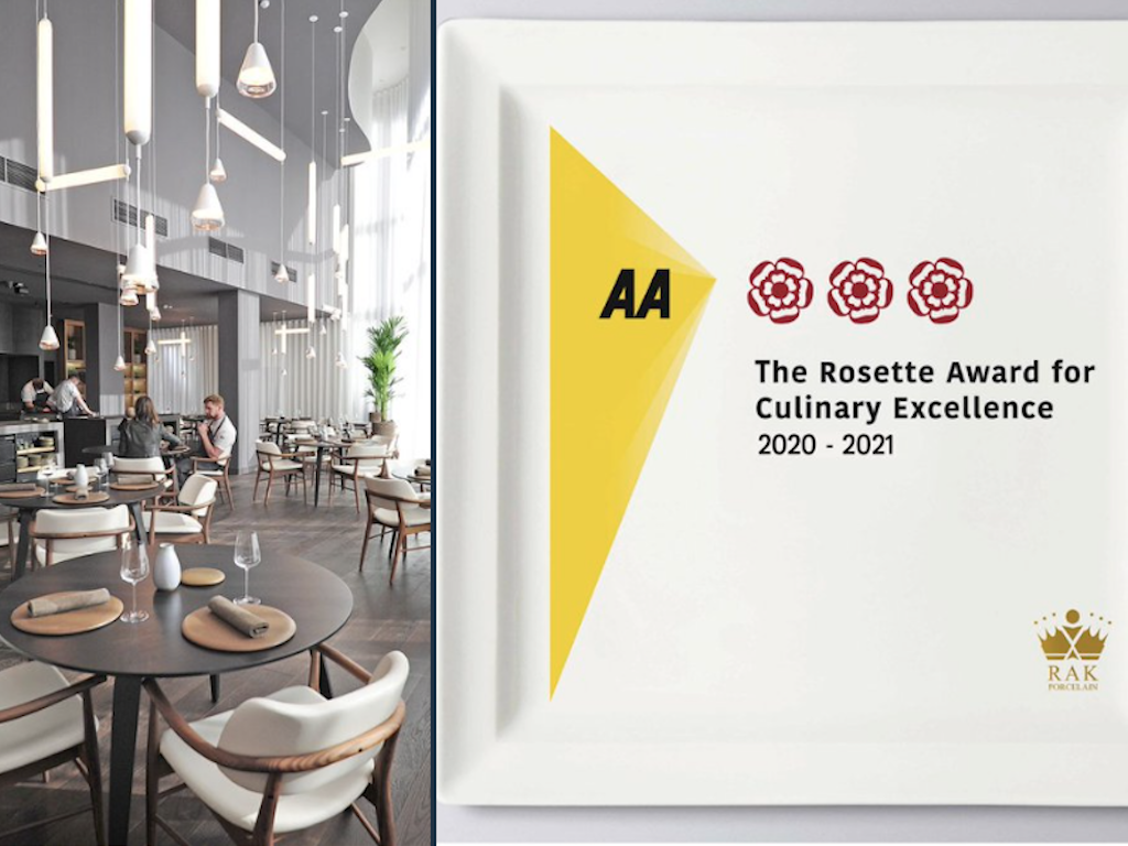 The AA has announced its new rosettes for 2020-2021