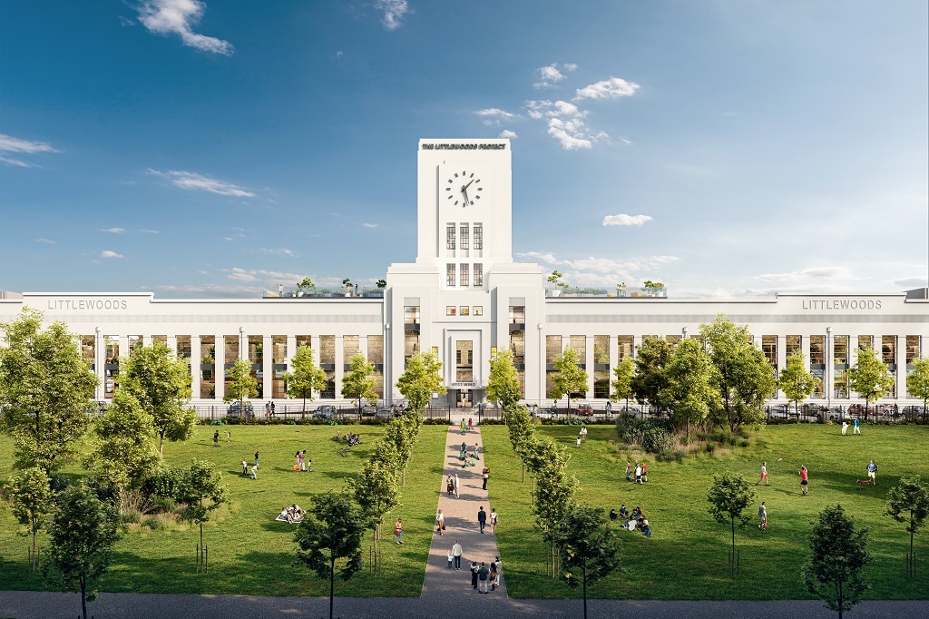 Littlewoods Pools Building: at last work starts