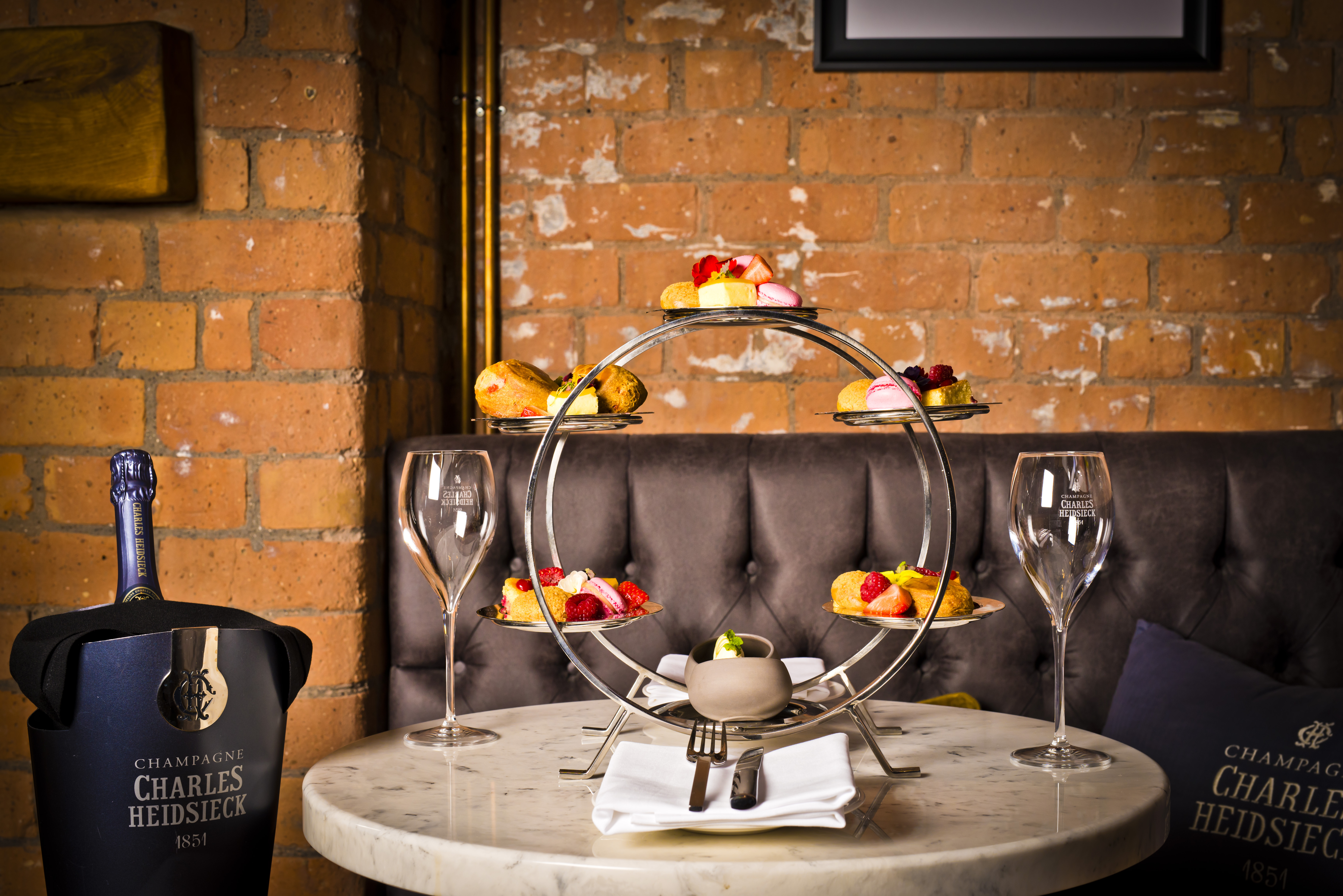 Win Champagne afternoon tea for four in The Art School Cellars