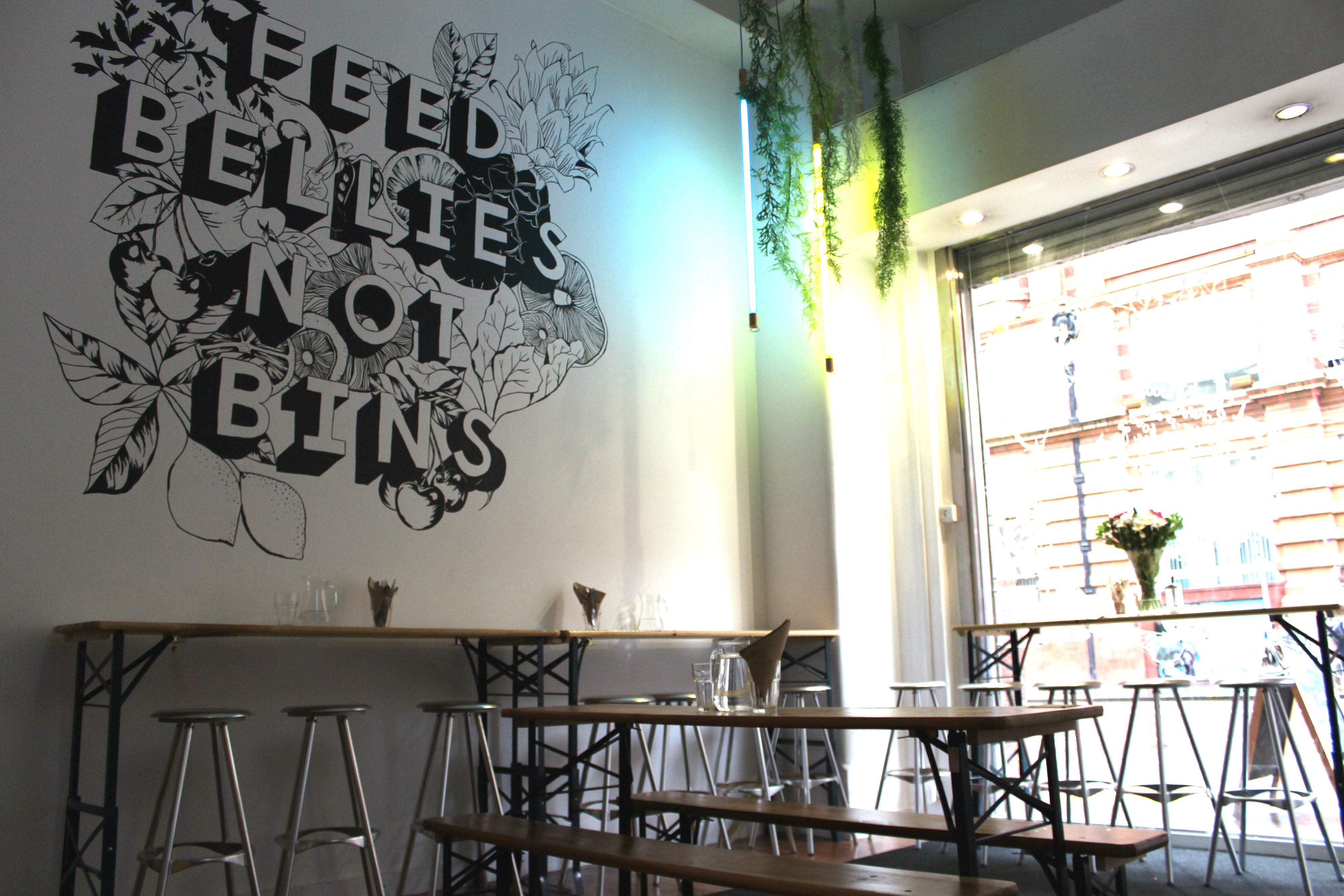 Feed bellies not bins - A look inside Manchester’s first waste-food café
