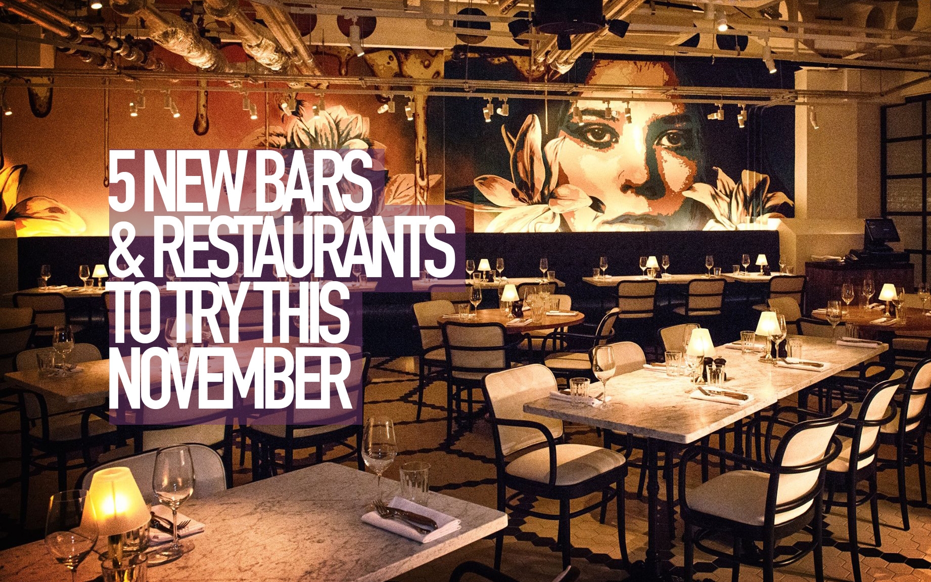 5 new bars and restaurant to try this November